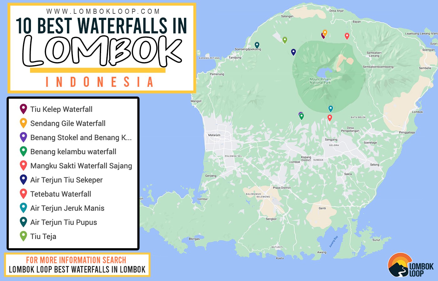 10 Epic Waterfalls in Lombok & How to Reach Them